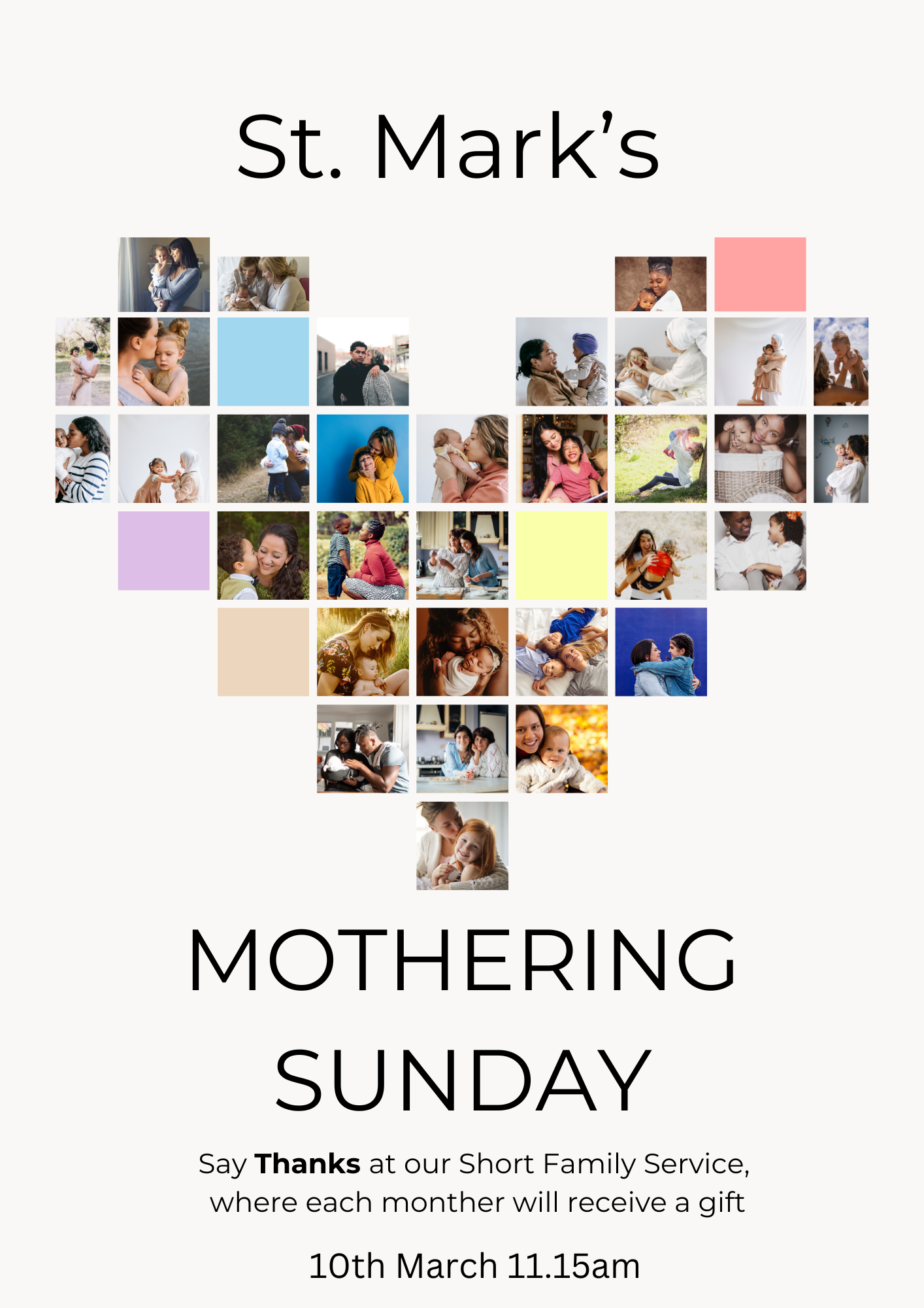 Mothering Sunday Family Service – Fairfield Village Community Association